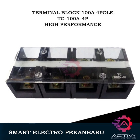 Jual TERMINAL BLOCK TC 4P 100A 600V TC-100A-4P 100A 4POLE TC 1004 Connector Konektor Kabel ...