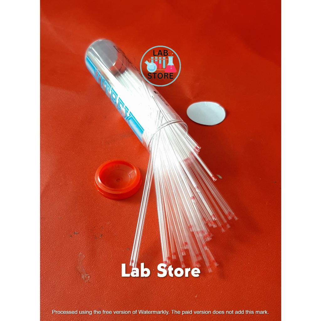 Jual Tabung Pipa Kapiler Hematokrit / Tabung Mikro Kapiler Hematokrit ...