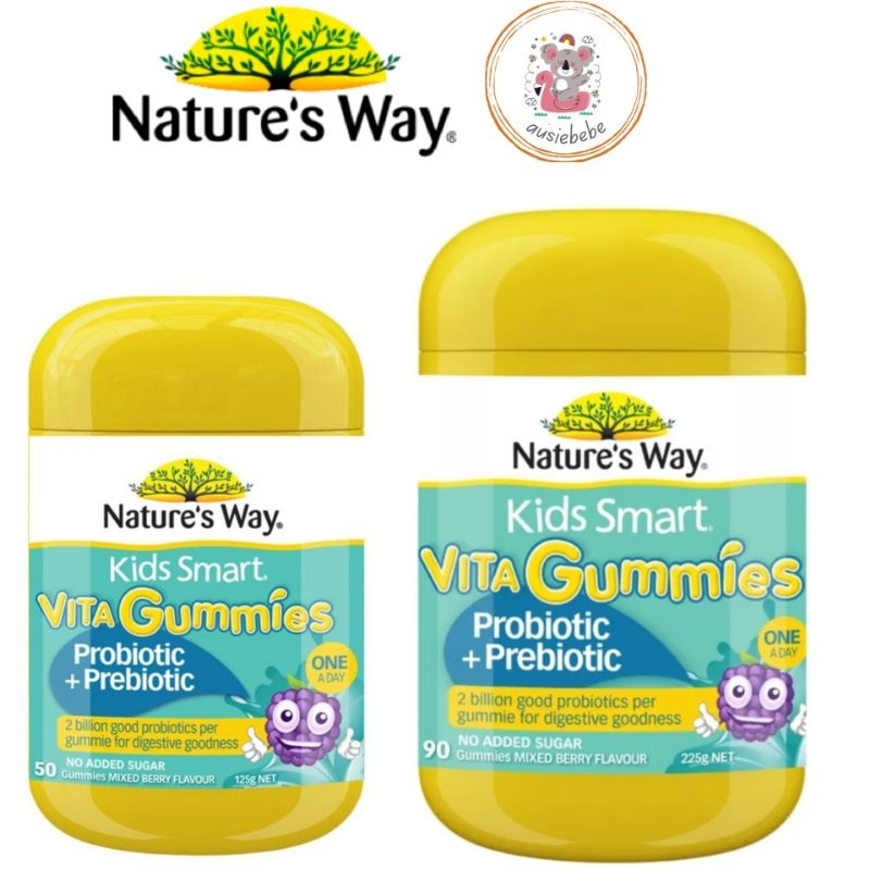 Jual Nature's Way Kids Smart Vita Gummies Probiotic + Prebiotic 50 ...