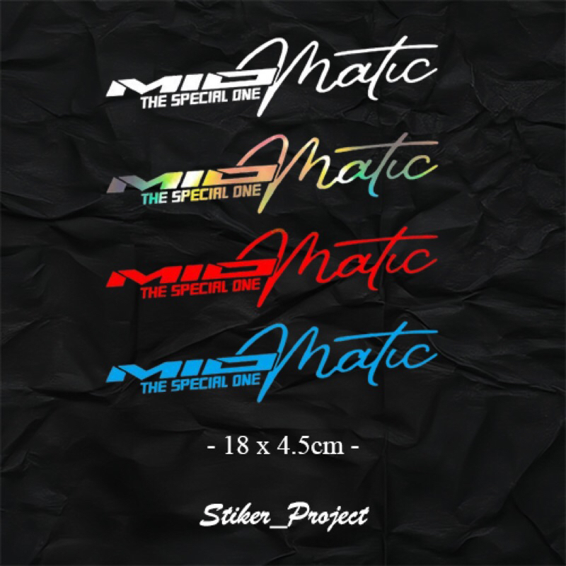 Jual Sticker cutting mio matic the special one sticker motor | Shopee ...