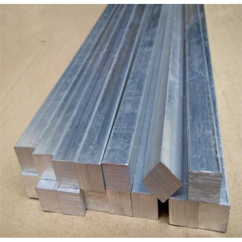 Jual AS KOTAK ALMUNIUM 10 X 10MM X 100CM ( 1000MM ) SQUARE ALUMUNIUM ...