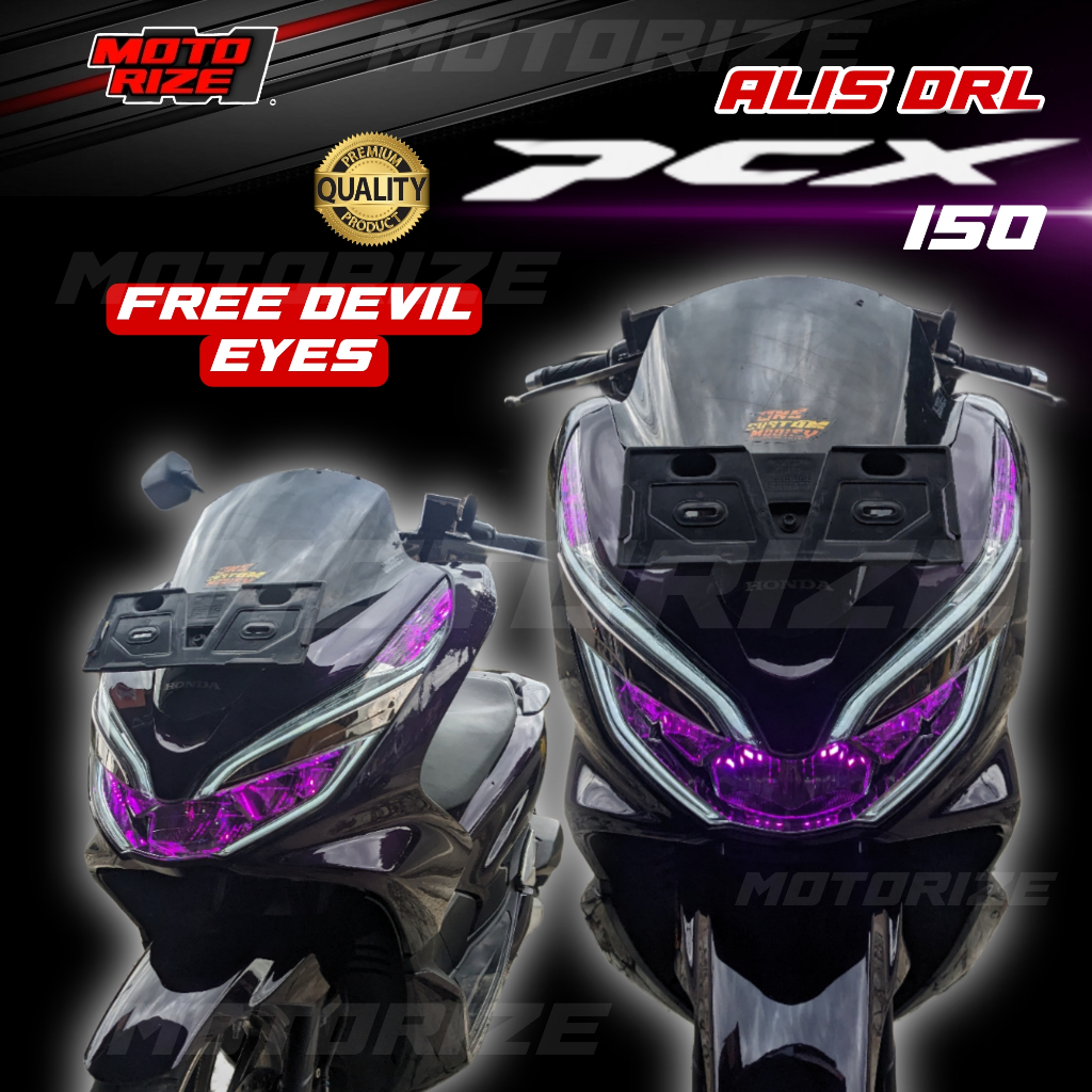 Jual LAMPU ALIS PCX 150 BONUS DEMON EYES LAMPU VARIASI LAMPU SENJA ...