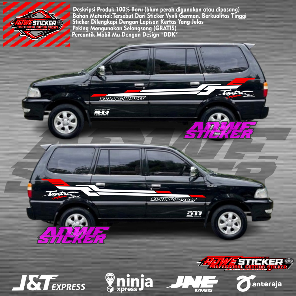Jual Stiker Lis Body Mobil Terbaru Cutting Stiker Variasi Body Samping ...