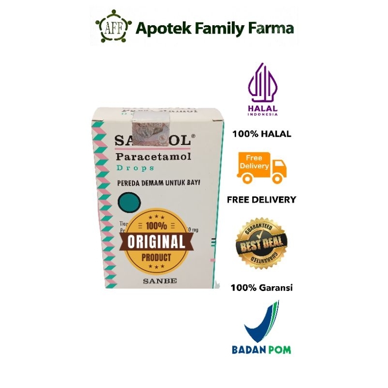 Jual Sanmol drop bayi - Paracetamol drop bayi 15mL | Shopee Indonesia