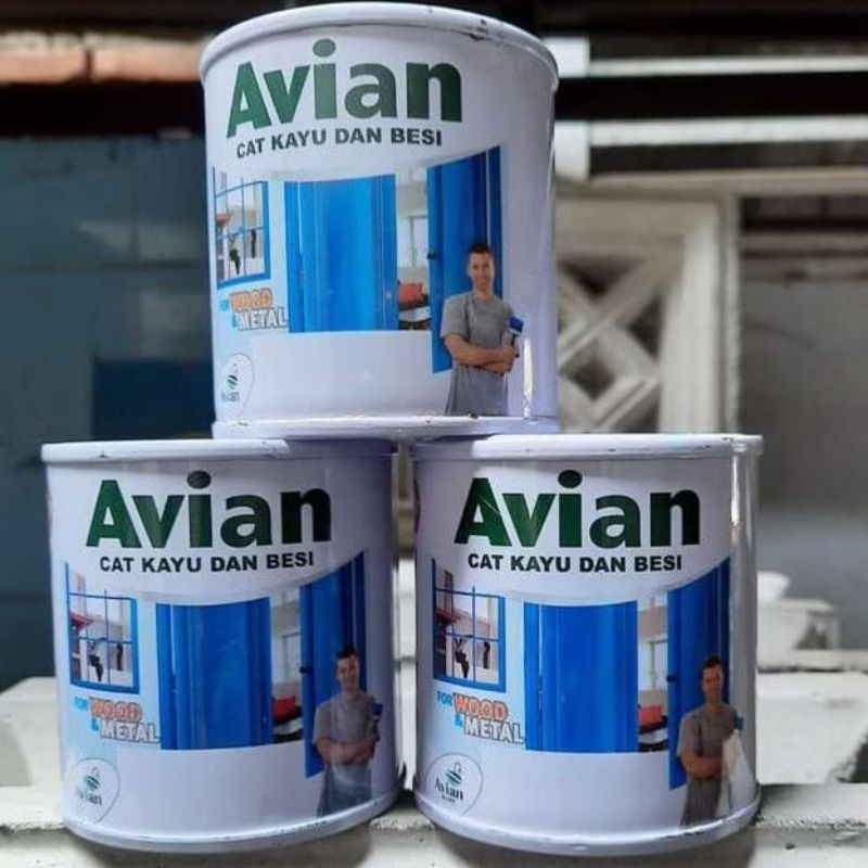 Jual CAT KAYU BESI AVIAN 1KG ANTI KARAT RAYAP PINTU JENDELA KUSEN BESI ...