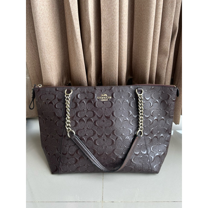 Jual ava chain tote signature embossed | Shopee Indonesia