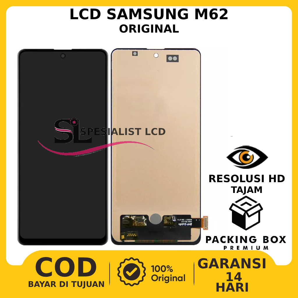 Jual LCD TOUCHSCREEN SAMSUNG M62 ORIGINAL GARANSI FULLSET FREE PACKING ...