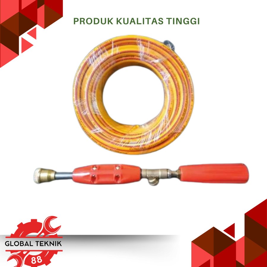 Jual Selang Steam Paket - Gagang Steam Sanchin 30cm + Selang 10 Meter ...