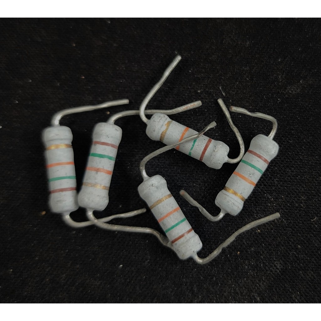 Jual Resistor 2W 15KOhm 15K Ohm Coklat Hijau Oren Emas - Toleransi 5% - Harga per 5 pcs | Shopee ...