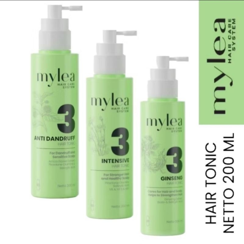 Jual Mylea Hair Care System Hair Tonic Ginseng | Intensive | Anti ...