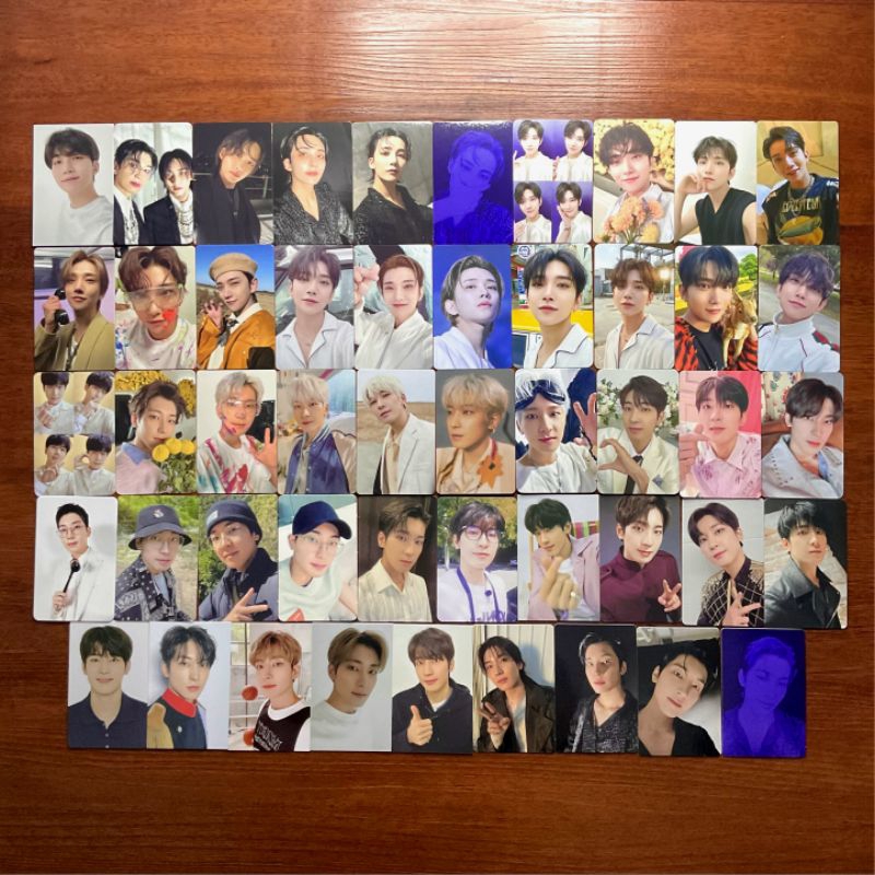 Jual [take all] seventeen joshua jeonghan wonwoo seungkwan photocard trading card anniversary ...
