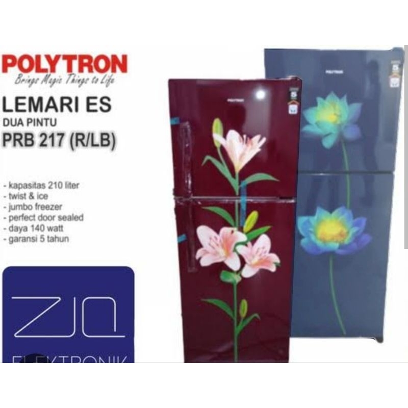 Jual Kulkas PRB 217 Polytron 2 pintu body kaleng | Shopee Indonesia