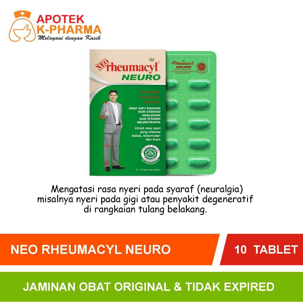 Jual Rheumacyl Neuro Strip Isi 10 Tablet Obat Original | Shopee Indonesia