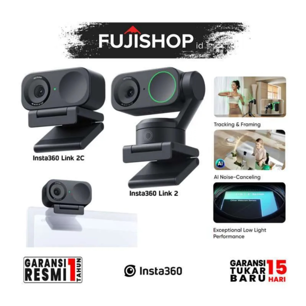 Jual Insta360 Link 2 Link 2C / Insta 360 Link 2 Link 2C AI 4K Webcam ...
