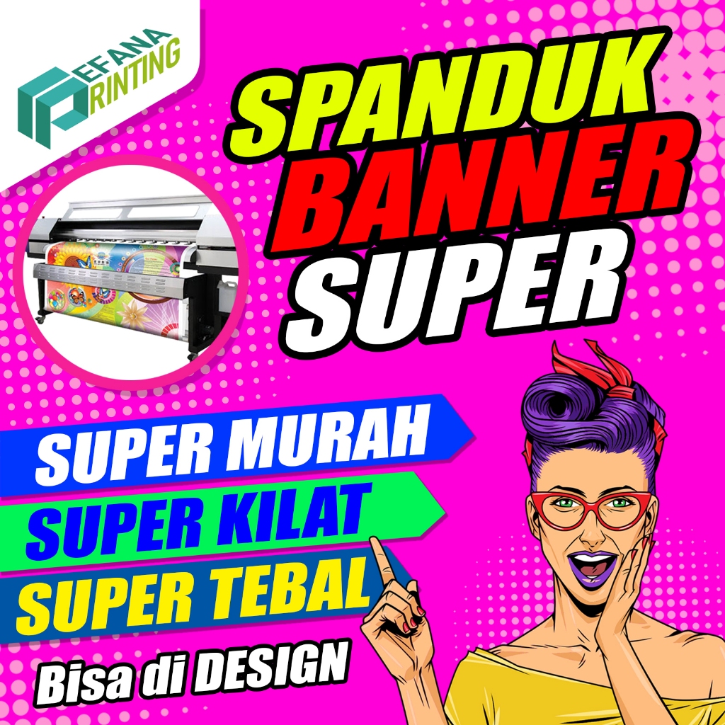 Jual Cetak Spanduk Banner Custom (Proses sehari jadi) | Shopee Indonesia