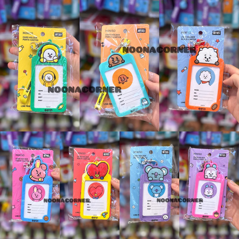 Jual Miniso x BT21 ‼️ ID Card / Cardholder BT21 Collections (Cooky / RJ ...