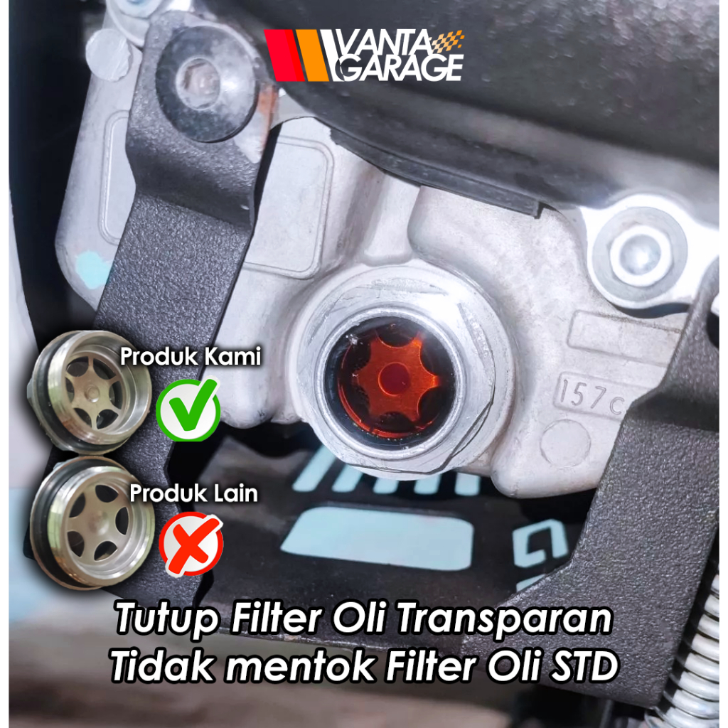 Jual Tutup Filter Oli Transparan Beat Deluxe 2025 Vario Mio125 Fazzio ...