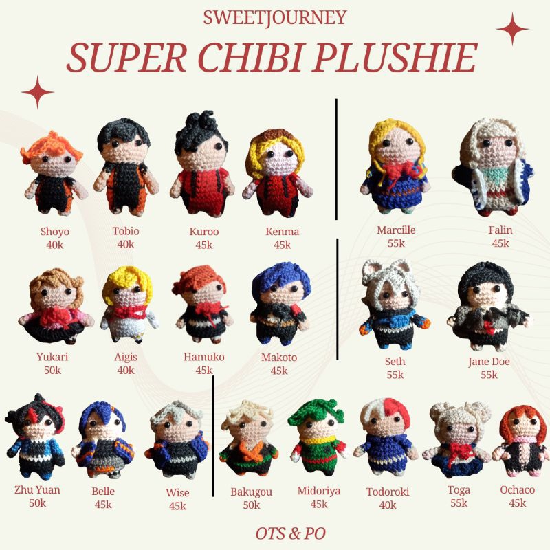 Jual Custom Super Chibi Plushie | Shopee Indonesia