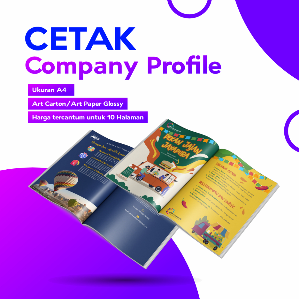 Jual Cetak Company Profile | Katalog | Proposal | Shopee Indonesia