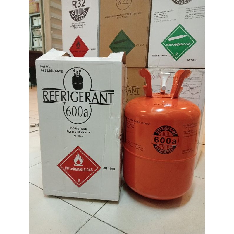 Jual Freon kulkas r600a refrigerant 6,5kg | Shopee Indonesia