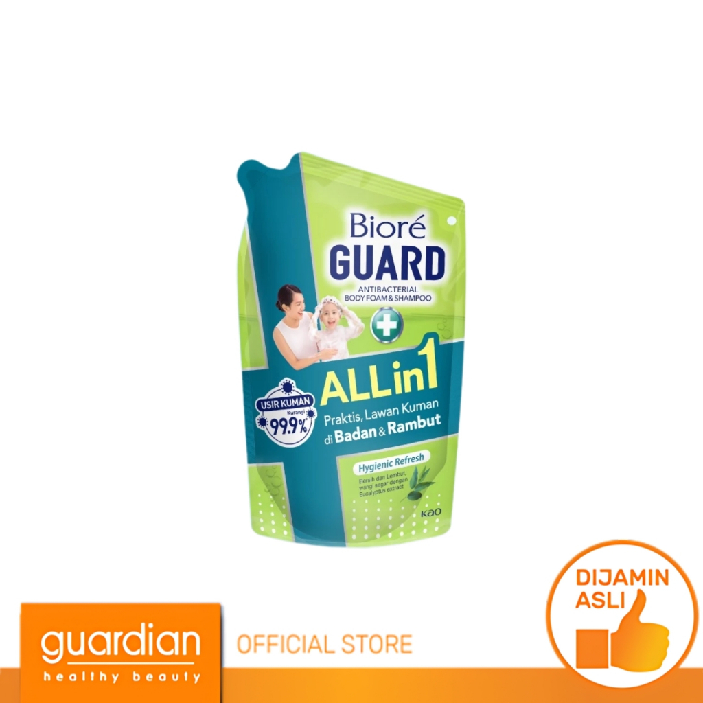 Jual BIORE Guard Body Foam & Shampoo All In 1 400ml | Shopee Indonesia
