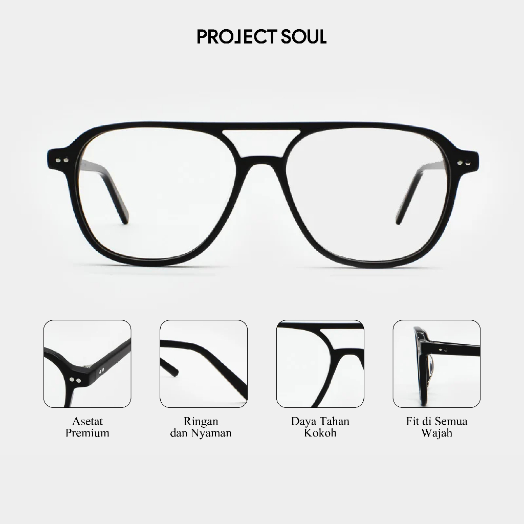 Jual Project Soul - Brayden Eyewear Frame | Kacamata Baca Wanita/pria ...