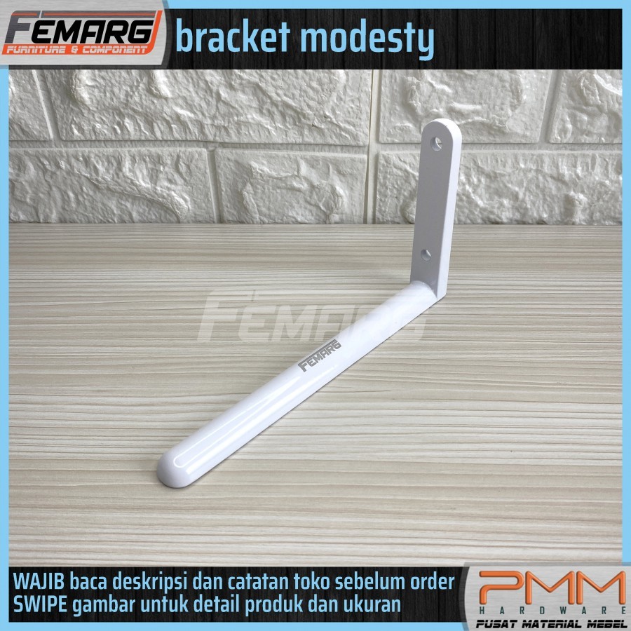 Jual bracket modesty FEMARG | siku penahan meja modesti partisi office ...