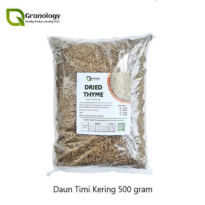 Jual Daun Timi Kering / Dried Thyme Leaves (500 gram) by Granology ...