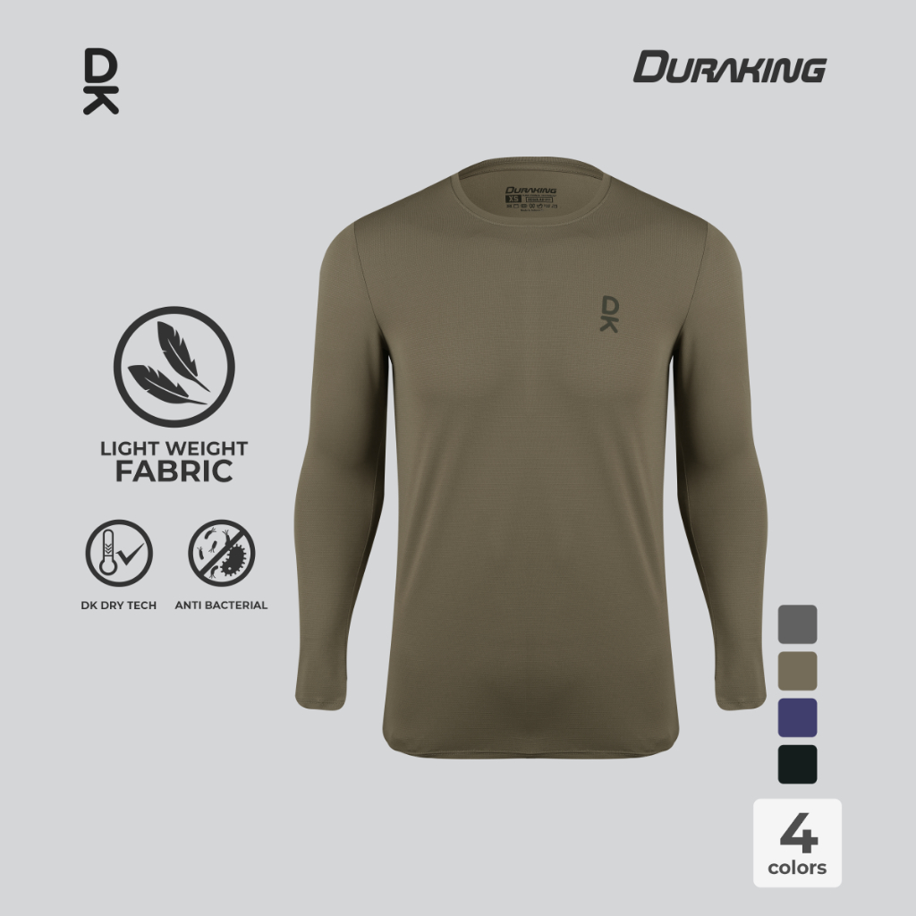 Jual Duraking Jersey Olahraga Pria Lengan Panjang Light Weight Basic ...
