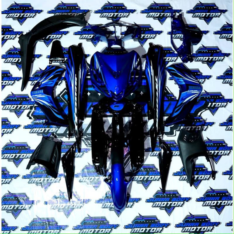 Jual PAKET FULLBODY YAMAHA JUPITER MX OLD BIRU HITAM | Shopee Indonesia