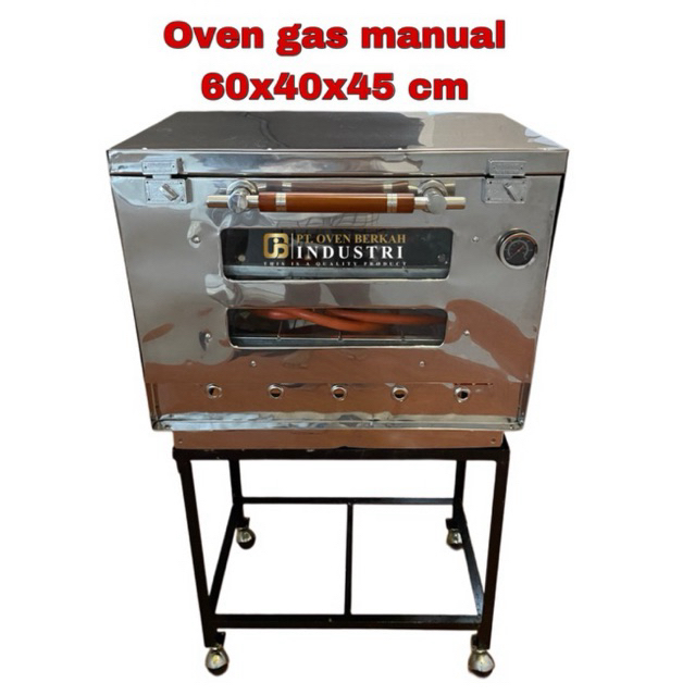 Jual Oven Gas Api Atas Bawah Stainless 60x40x45 cm - open gas - oven ...