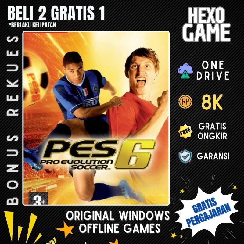 Jual Pro Evolution Soccer 6 - PES6 - PC Game Sport - LINK DOWNLOAD ...