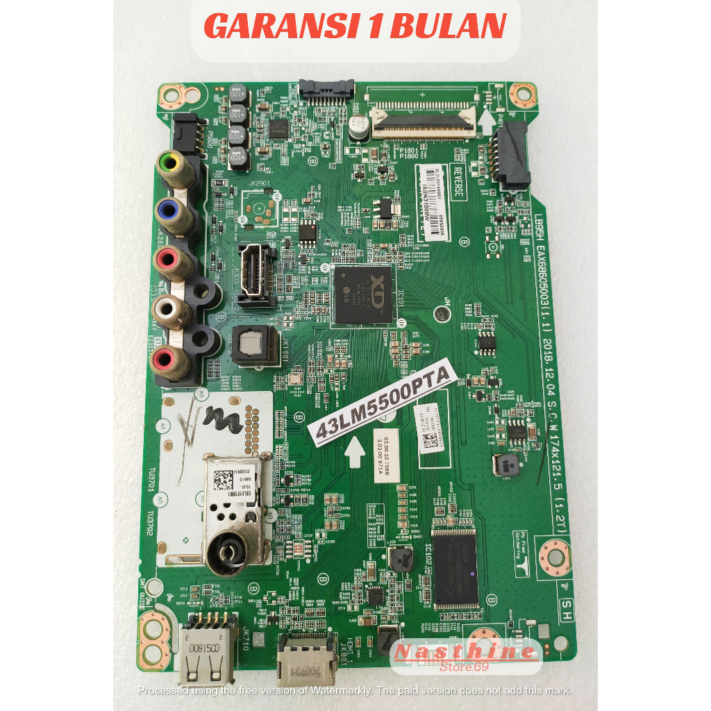Jual {STOK READY ya !!} / PCB MAINBOARD TV LG. 43LM5500PTA | Shopee ...