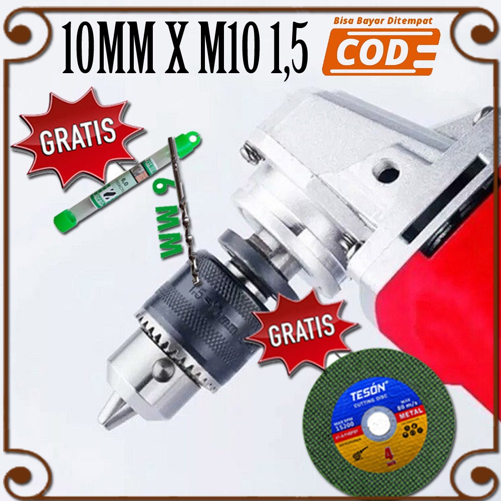 Jual MULTI DRIL mesin bor lurus Kepala Bor Mesin Gerinda Drill Chuck ...