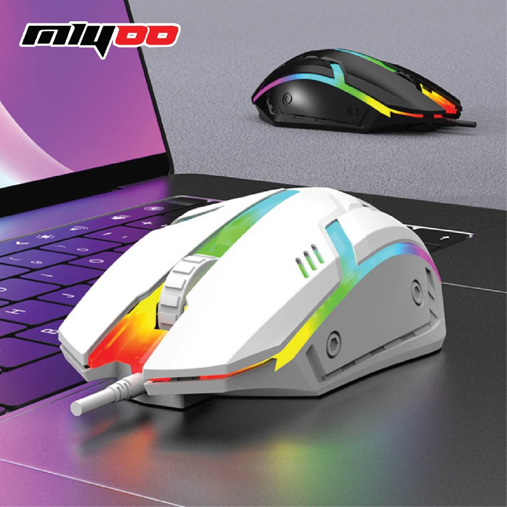 Jual Miyoo Gaming Mouse USB Kabel LED RGB Rainbow | Shopee Indonesia
