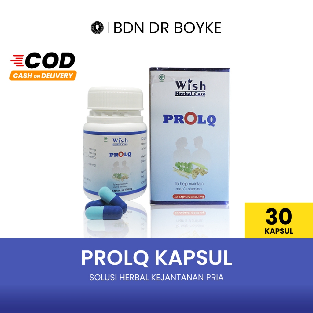Jual WISH PROLQ Kapsul Pria Dewasa - Multivitamin 30 Kapsul- by BOYKE ...
