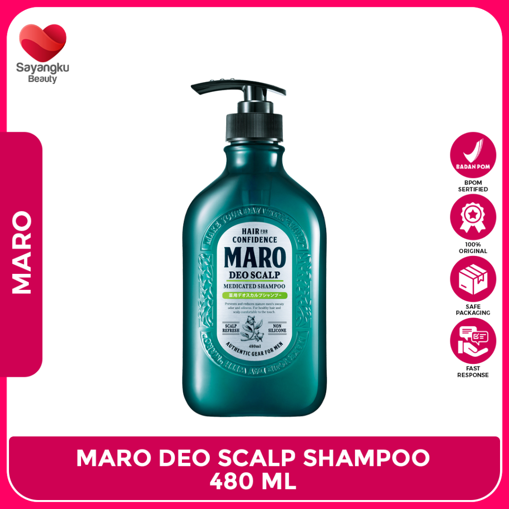 Jual MARO Deo Scalp Shampoo 480ml | Shopee Indonesia