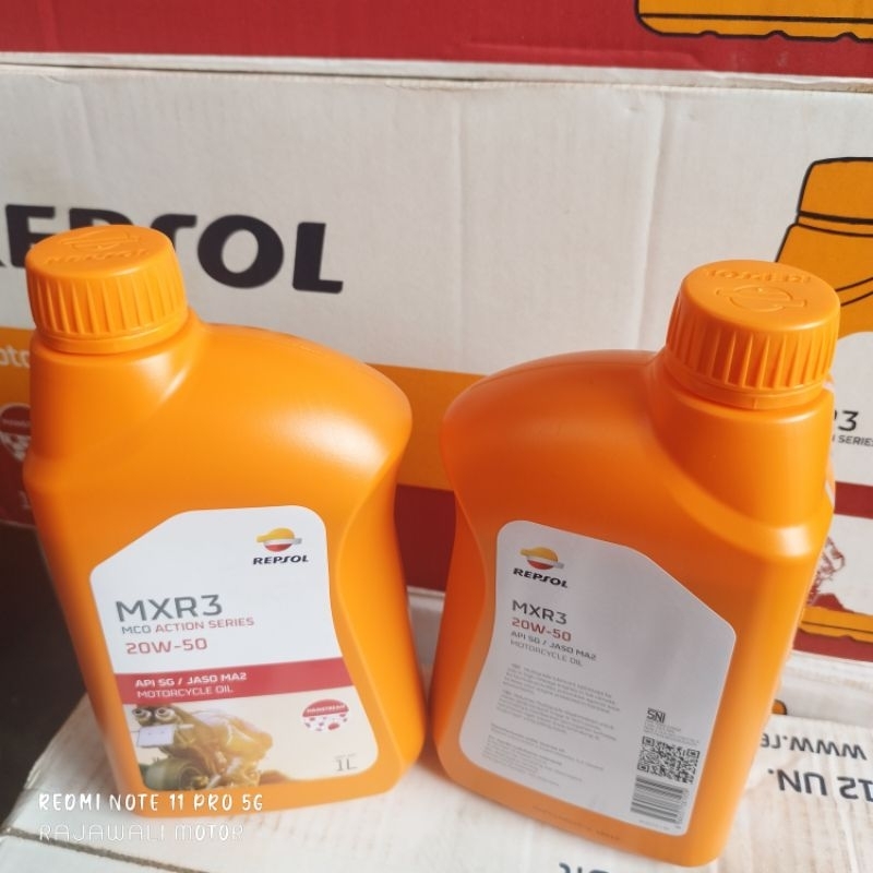 Jual oli repsol MRX 3 1 liter sae 20W-50 original | Shopee Indonesia