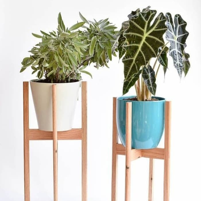 Jual Rak pot bunga kayu minimalis | Shopee Indonesia