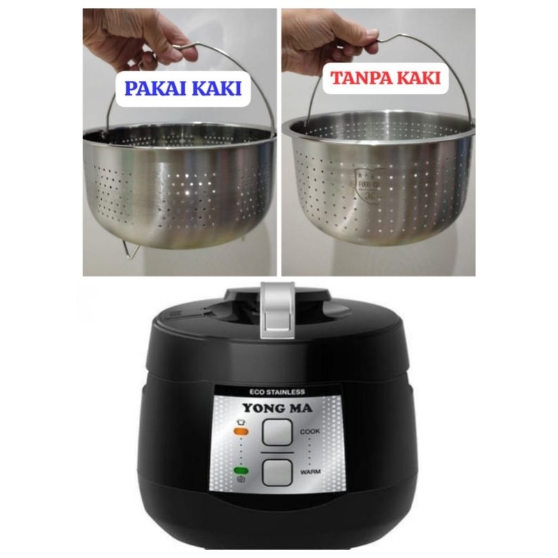 Jual Sarangan Steamer berbahan Stainless Steel Low Carbo Utk Magic Com ...