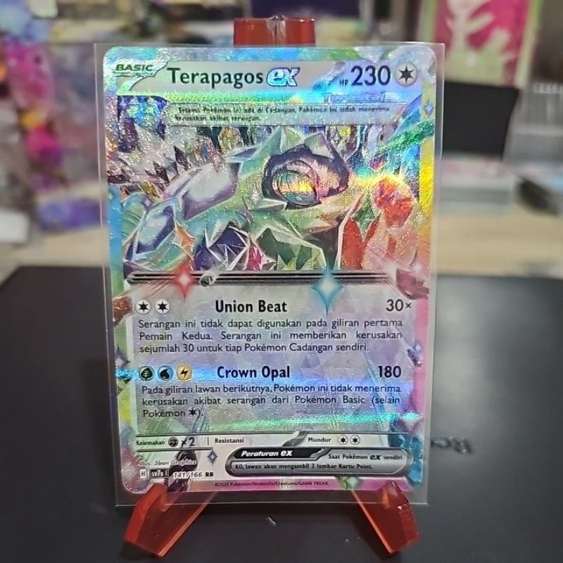 Jual terapagos ex pokemon tcg indonesia rainbow original | Shopee Indonesia