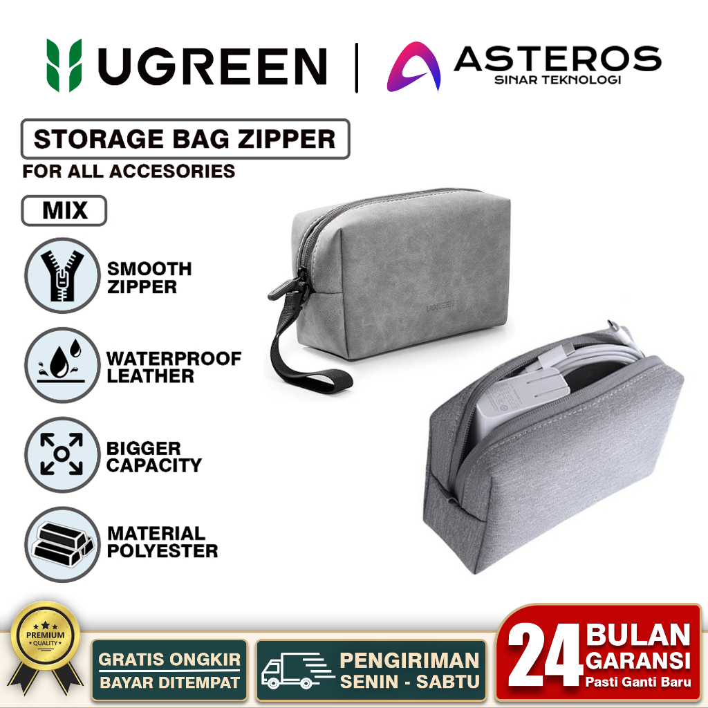 Jual UGREEN Tas Pouch Travel Organizer Storage Hand Bag Soft Material ...