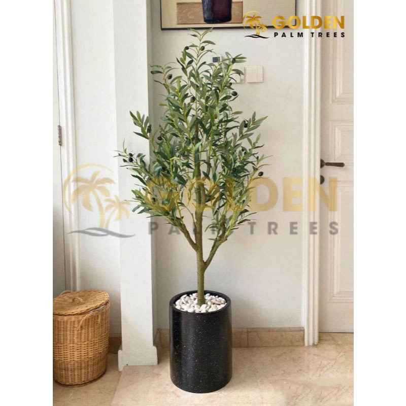 Jual Artificial Olive Tree 1.5m + Pot | Shopee Indonesia