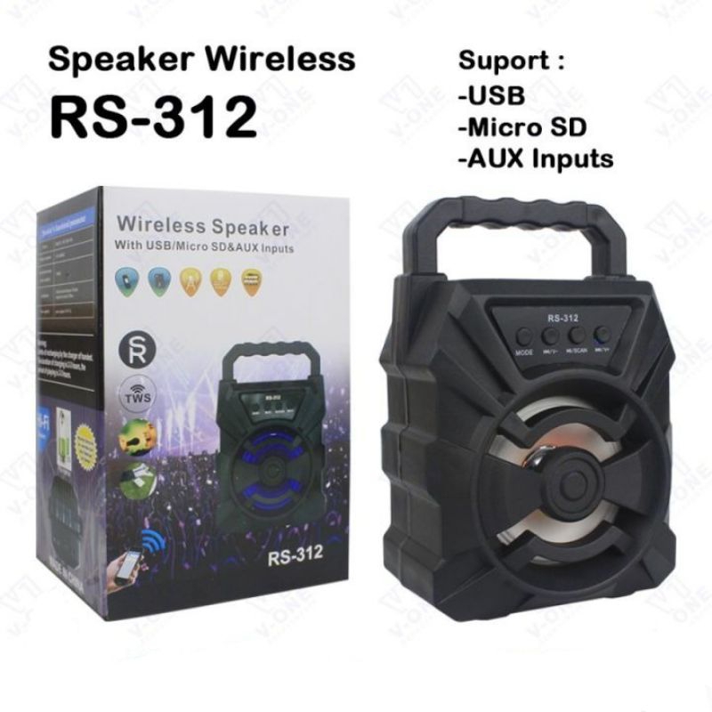 Jual Speaker Bluetooth Wireless Portable Mini RS312 Dapat duganakan ...