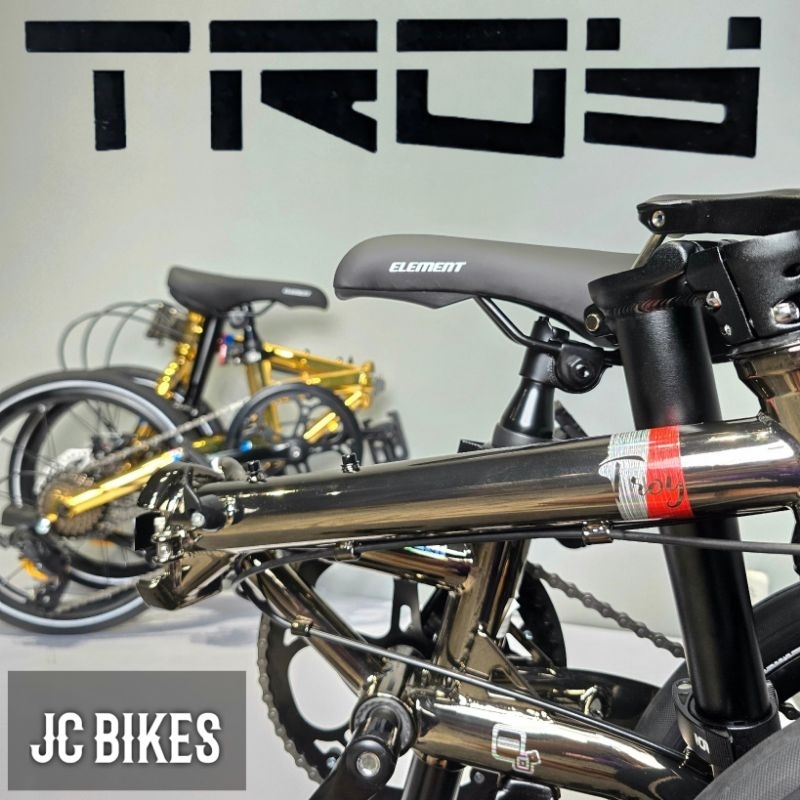 Jual Sepeda Lipat Element Troy 8 Speed Stripline / Chameleon / UV Chrome 16 Inch | Shopee Indonesia