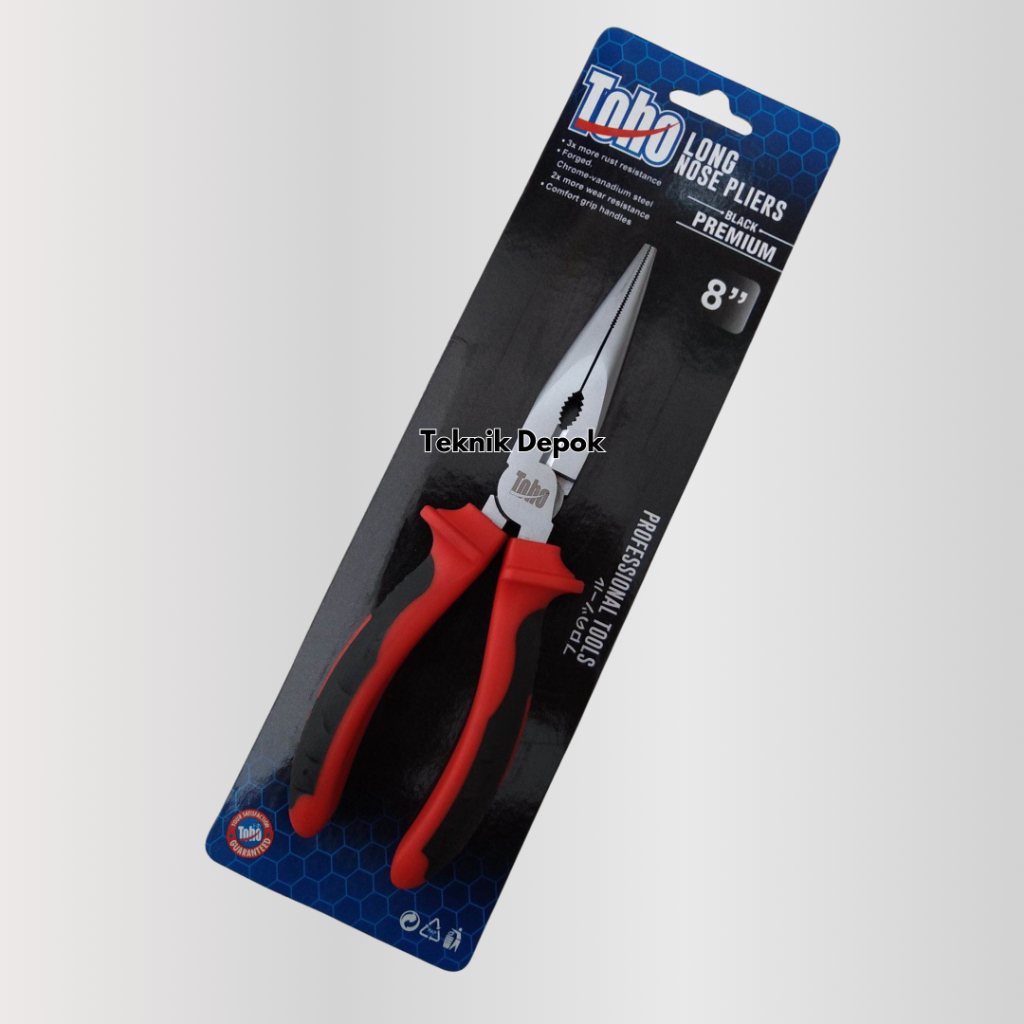 Jual Tang Press Lancip 8 Inch Toho Long nose Pliers 20 cm Alat Jepit ...