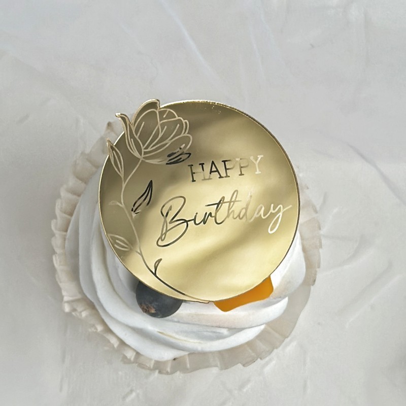 Jual RD Tag Happy Birthday Topper Happy Birthday Bulat | Shopee Indonesia