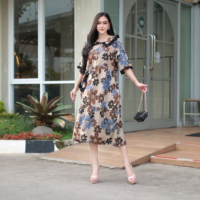 Jual DASTER ANDIN ARAB NIKITA BUNGA TULIP || BAHAN RAYON SUPER GRADE A ...