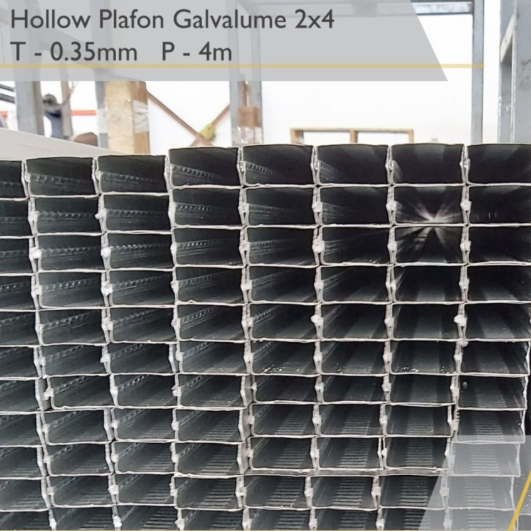Jual HOLLOW PLAFON GALVALUME 2X4 TEBAL 0,35 P 4mtr | Shopee Indonesia