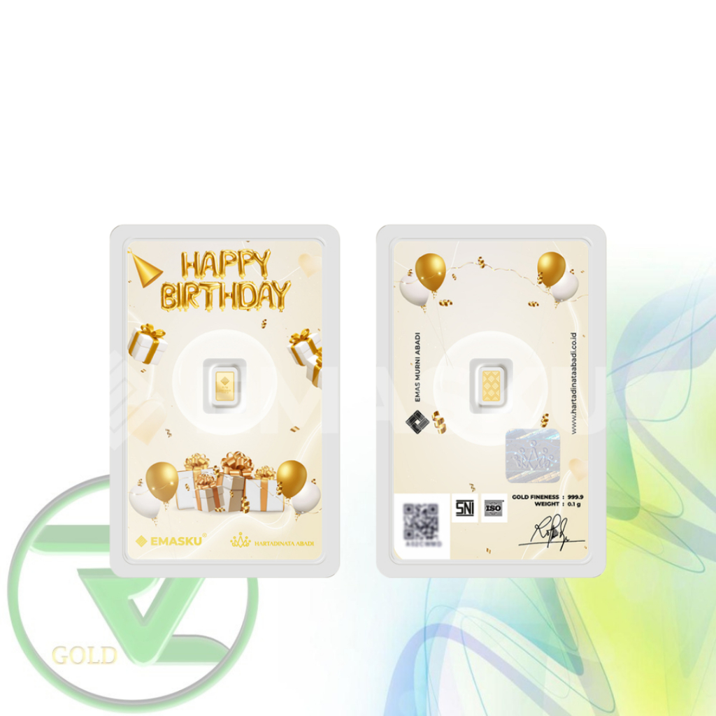 Jual LOGAM MULIA MICRO GOLD EMASKU 0.1GR DAN 0.25GR BIRTHDAY GOLD ...